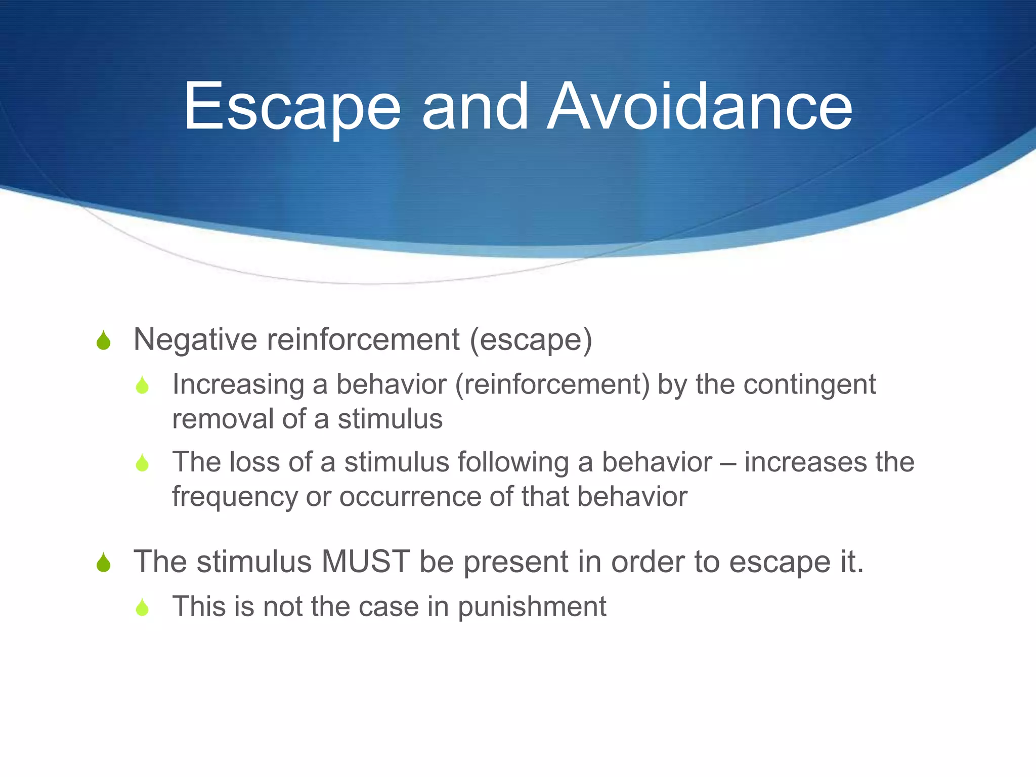 Behavior mod decreasing behavior | PPTX | Law