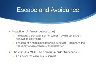 Behavior mod decreasing behavior | PPTX | Law