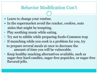 Behavior modification | PPTX