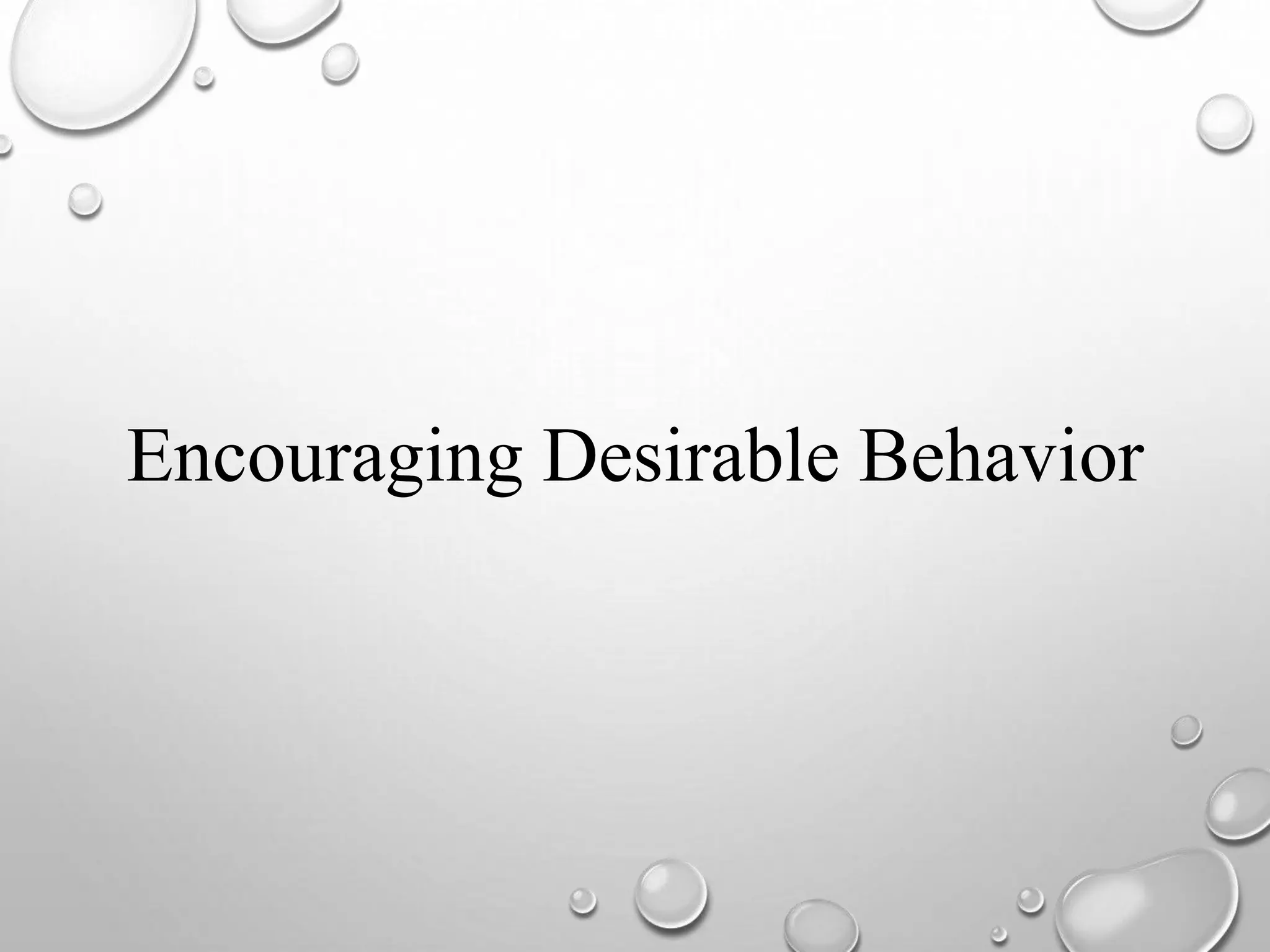 Behavior modification | PPT