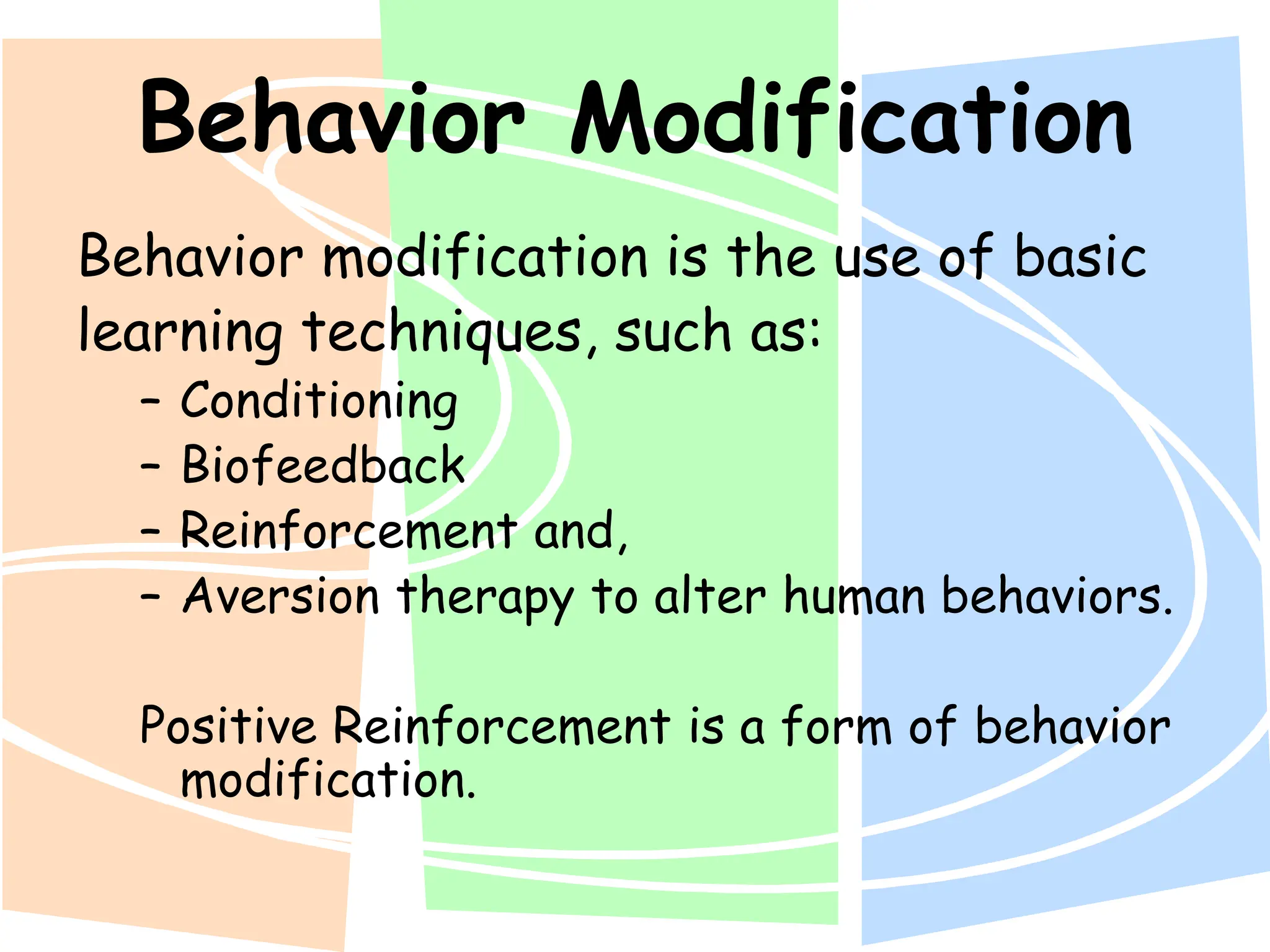Behavior Modification and Special Children | PPT