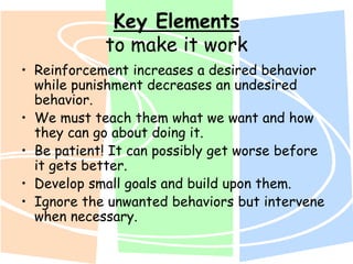 Behavior Modification and Special Children | PPT