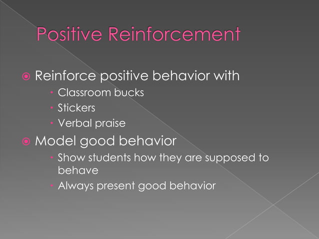 Behavior modification and assertive discipline | PPT