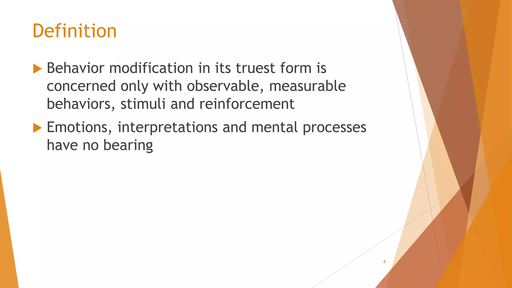 Behavior Modification and Goal Setting: Avoiding Common Traps Ao | PPT