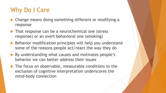 Behavior Modification and Goal Setting: Avoiding Common Traps Ao | PPT