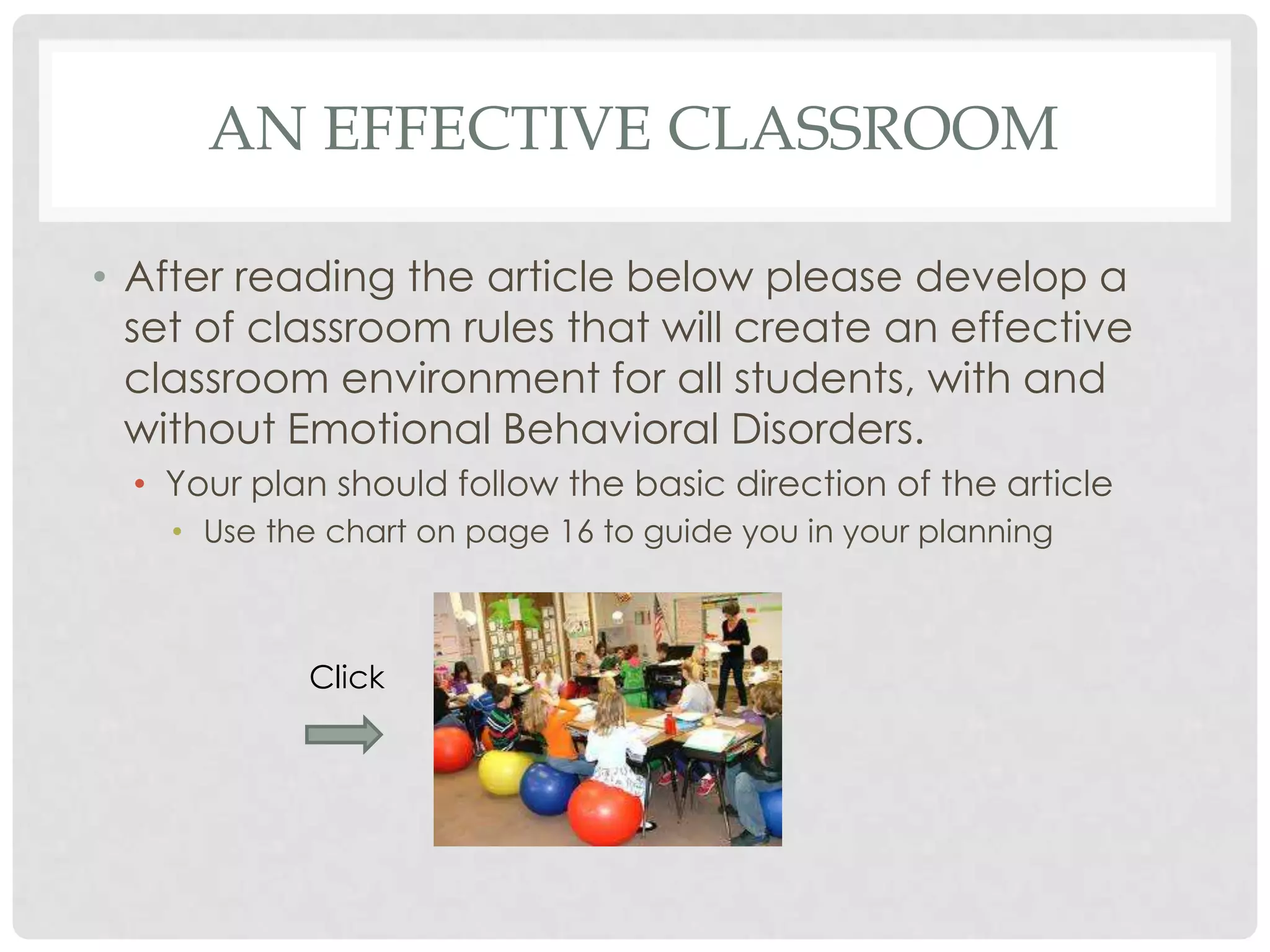 Behavior modifications activity | PPTX