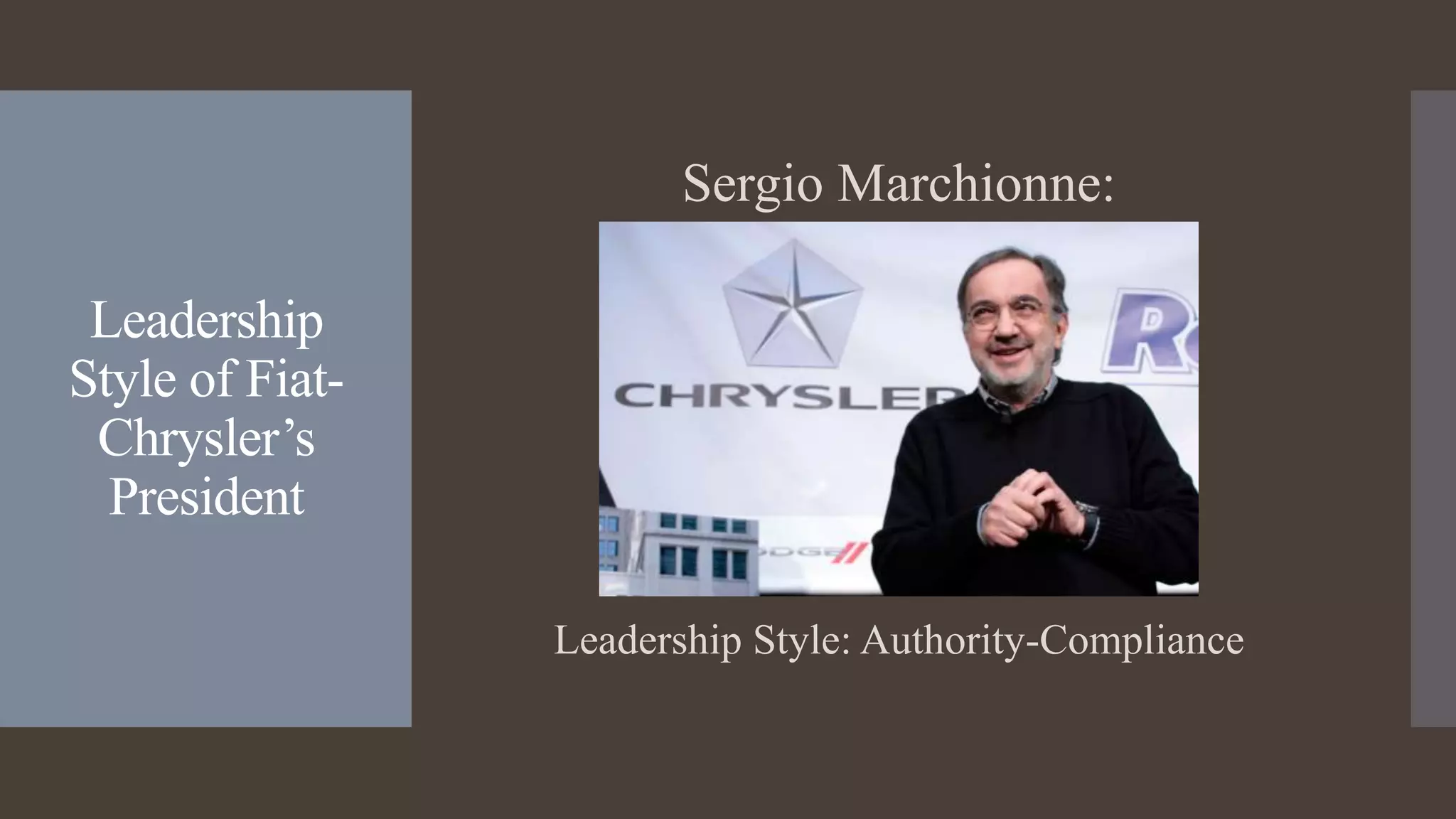 Behavior of Company Presidents: Leadership in the Automobile Industry ...
