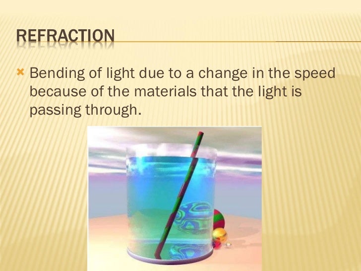 Behavior of light