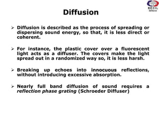 Behavior of sound in enclosed spaces | PPTX