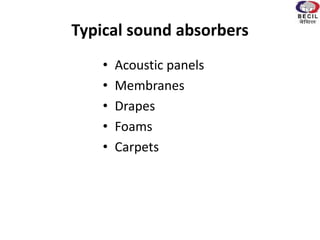 Behavior of sound in enclosed spaces | PPTX