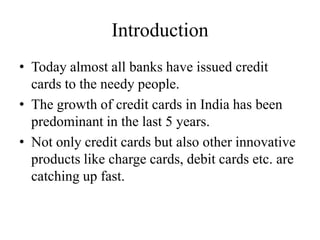 Behavior of users of credit cards | PPTX