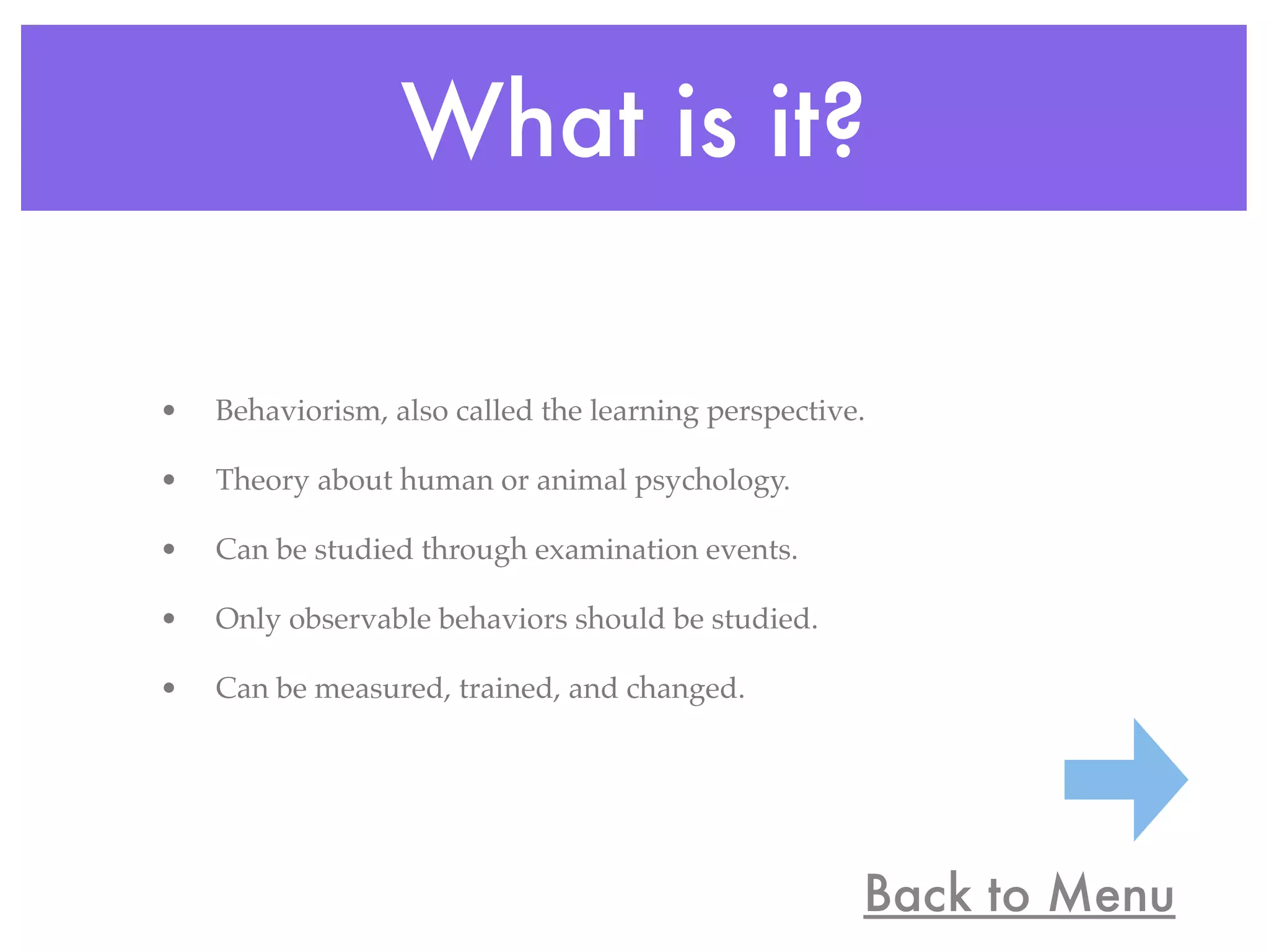 Behaviorist Theory | PPT