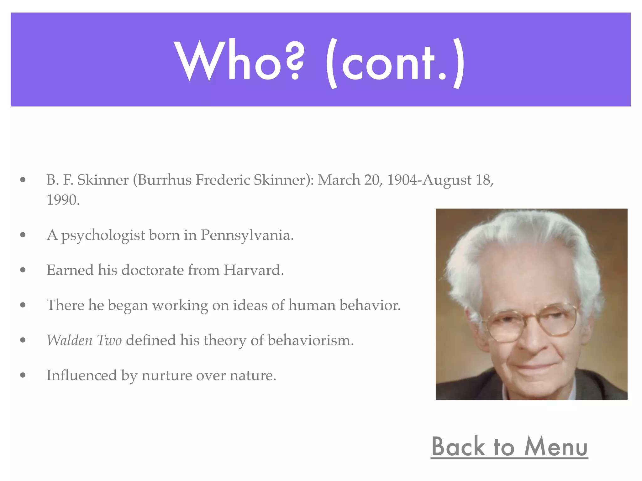 Behaviorist Theory | PPT