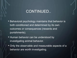 Behavior Prespective | PPTX