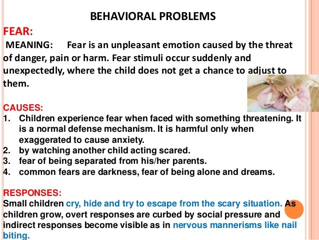 Behavior problems