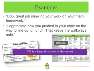 Behavior Specific Praise | PPTX