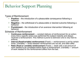Behavior Support Planning | PPT