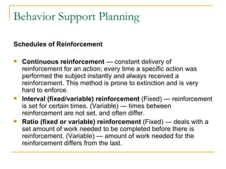 Behavior Support Planning | PPT