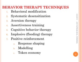 Behaviour Therapy