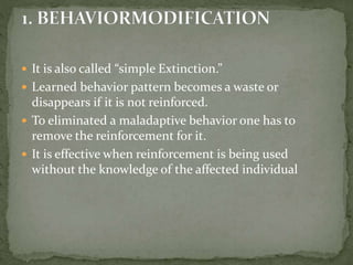 Behavior therapy | PPTX
