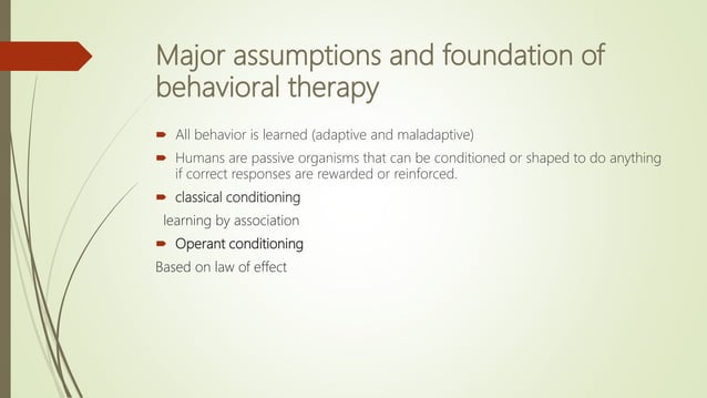 Behavior therapy | PPT
