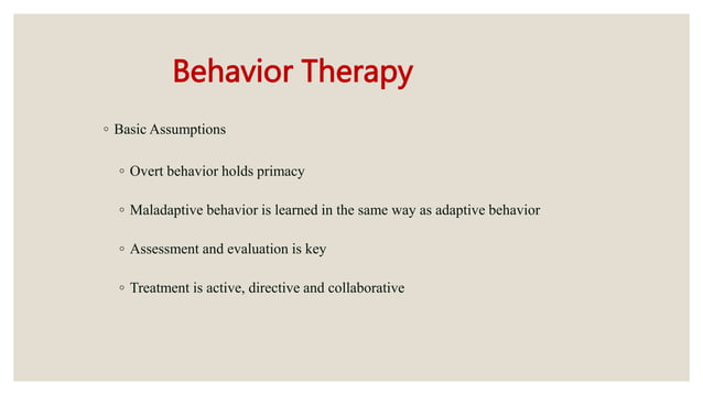 Behavior Therapy.pptx