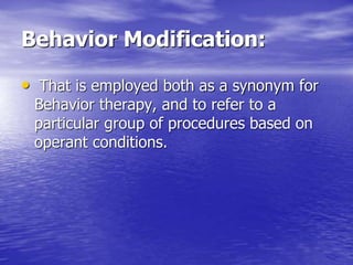 Behavior Therapy.ppt
