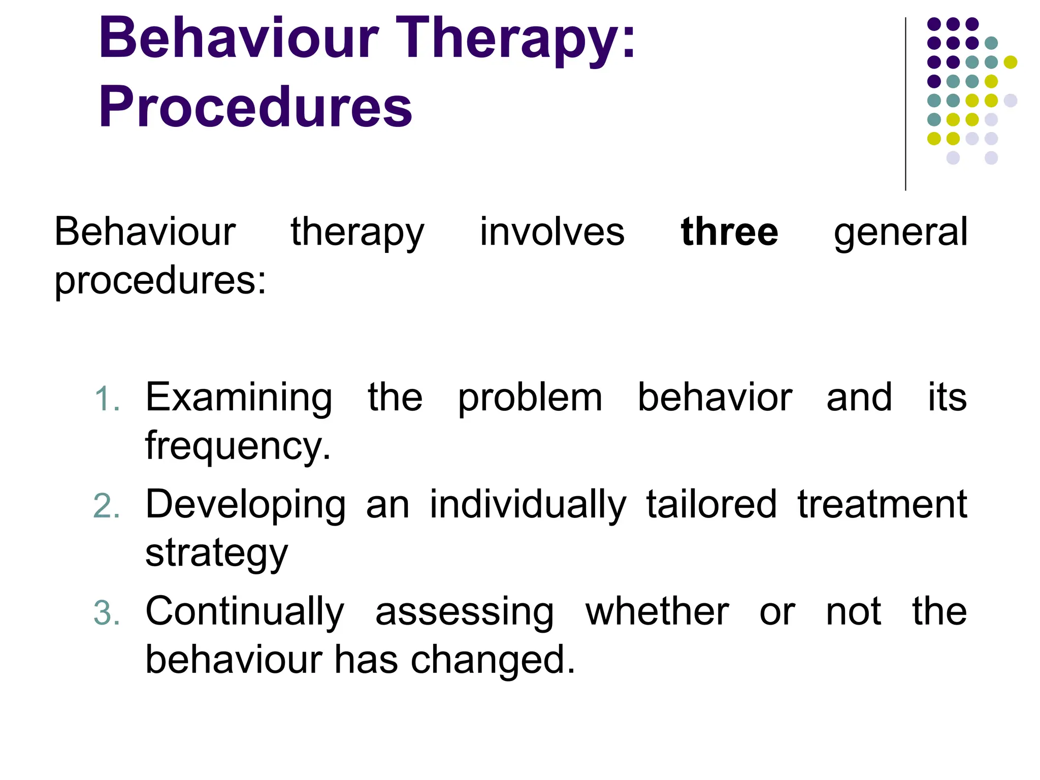 Behavior Therapy.ppt.......MHN.......... | PPT