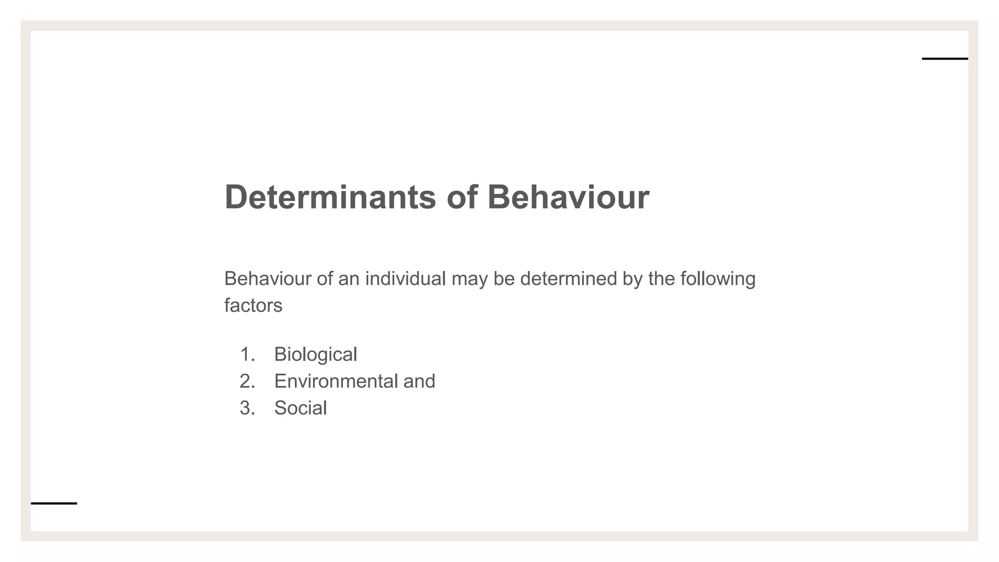 Behaviour | PPTX