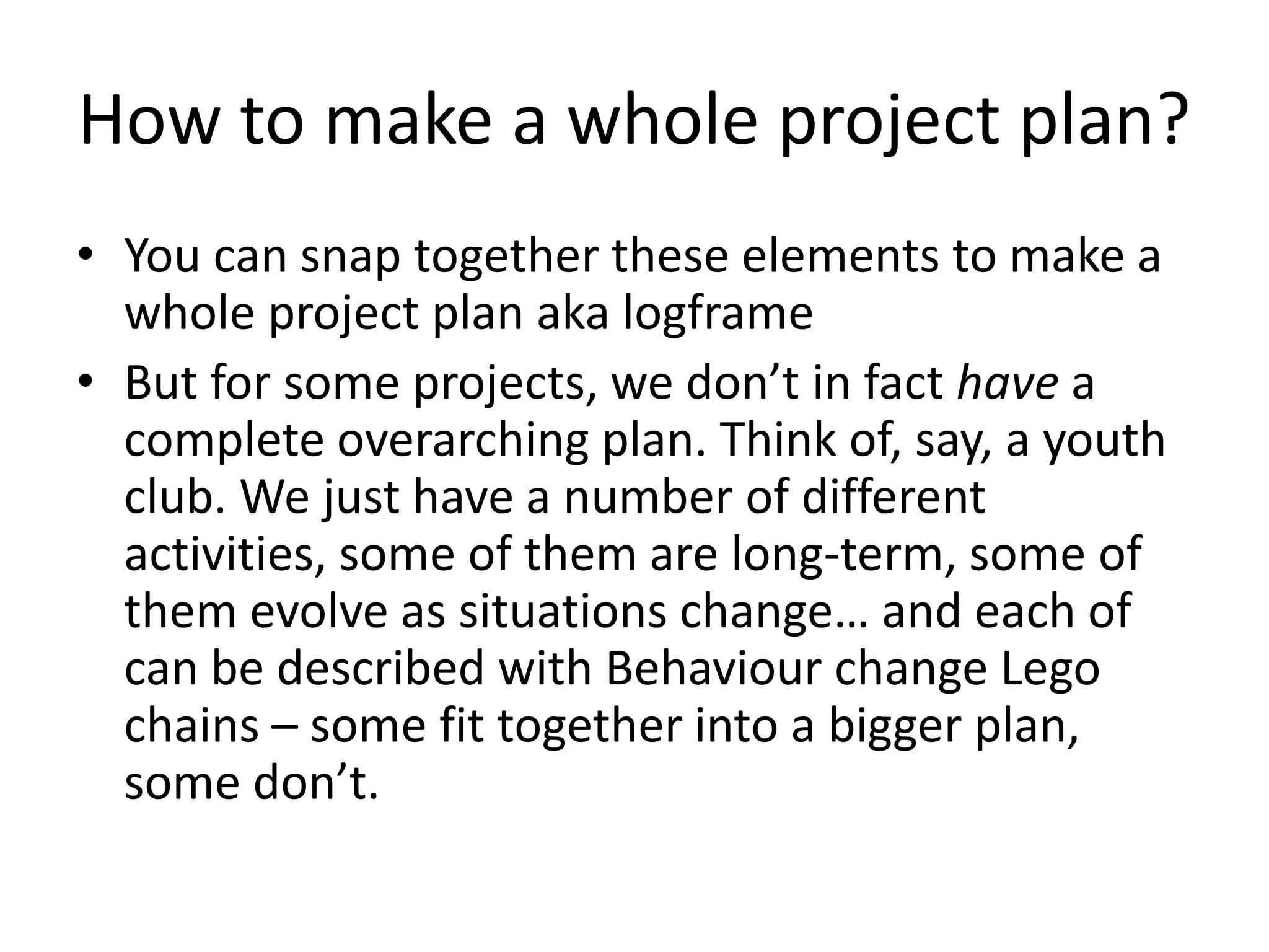 Behaviour change Lego | PPTX