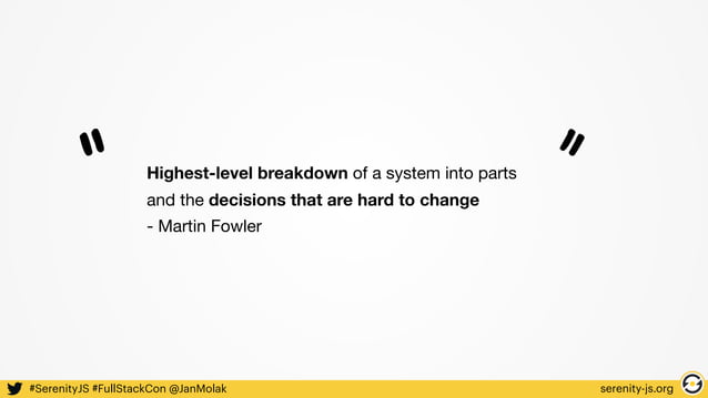 Behaviour driven architecture | PPT