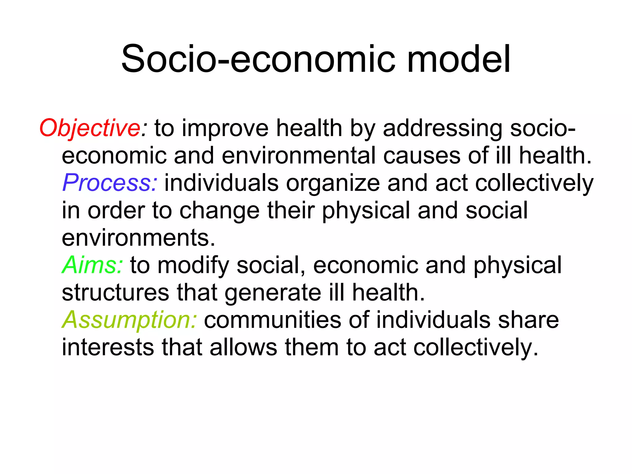 Behavioural And Socio Environment Model | PPT