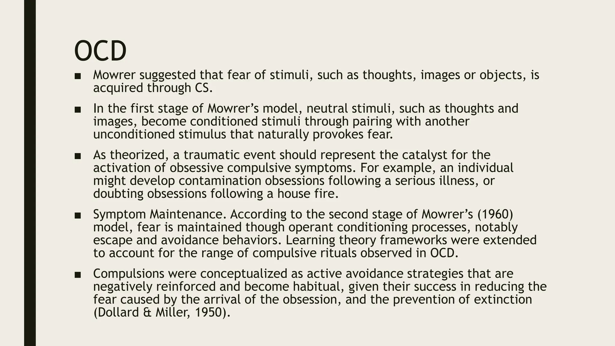 behavioural approaches to Psychopathology | PPTX