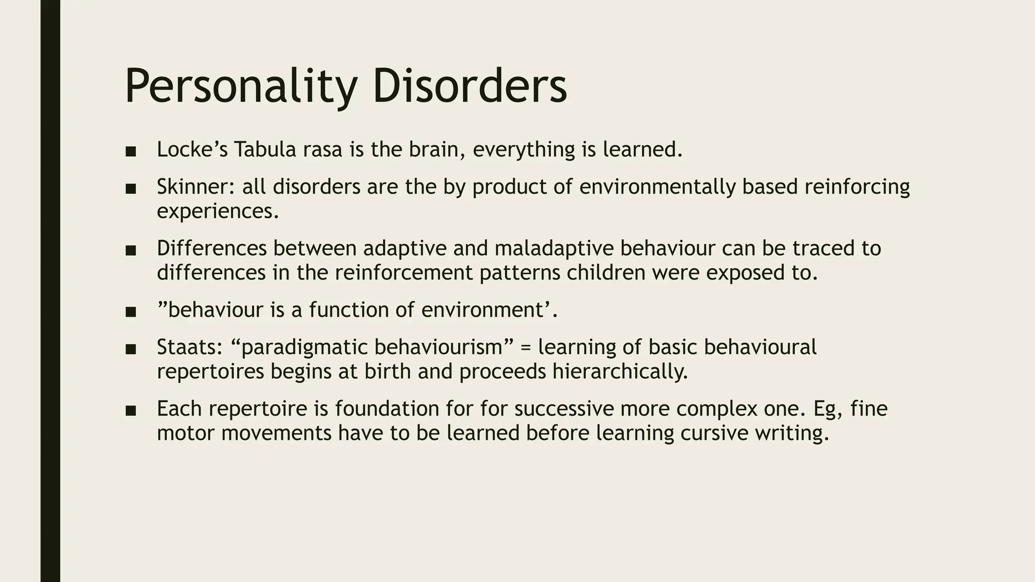 behavioural approaches to Psychopathology | PPTX