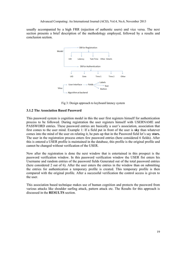 Behavioural Biometrics And Cognitive Security Authentication Comparison