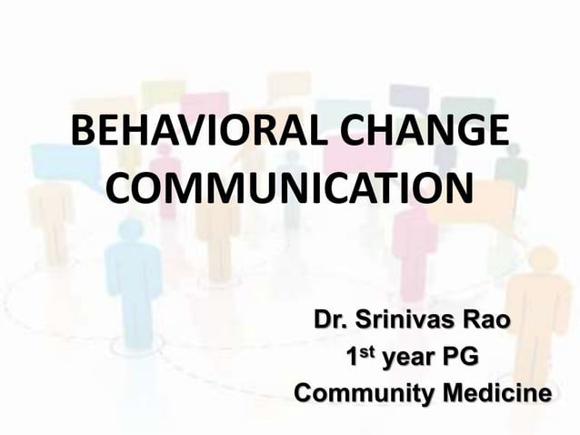 Behavioural change communication | PPTX