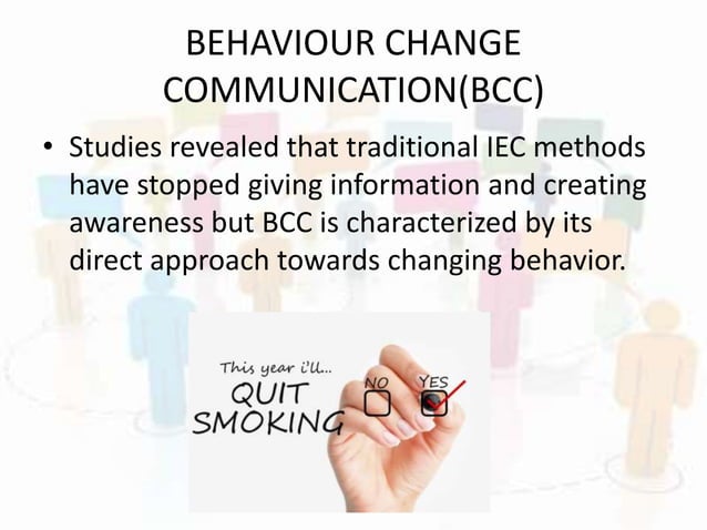 Behavioural change communication | PPTX