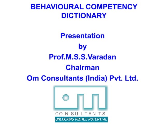 Behavioural_Competency_Dictionary_(India)[1].ppt | Free Download