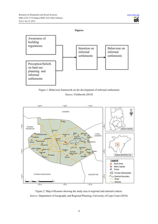 Behavioural dimension of the growth of informal settlements in kumasi ...