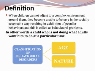 Behavioural Disorder.pptx presentation paeds | PPTX