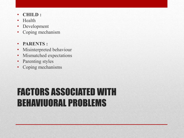 Behavioural disorders in children | PPTX | Parenting Babies and Toddlers | Parenting