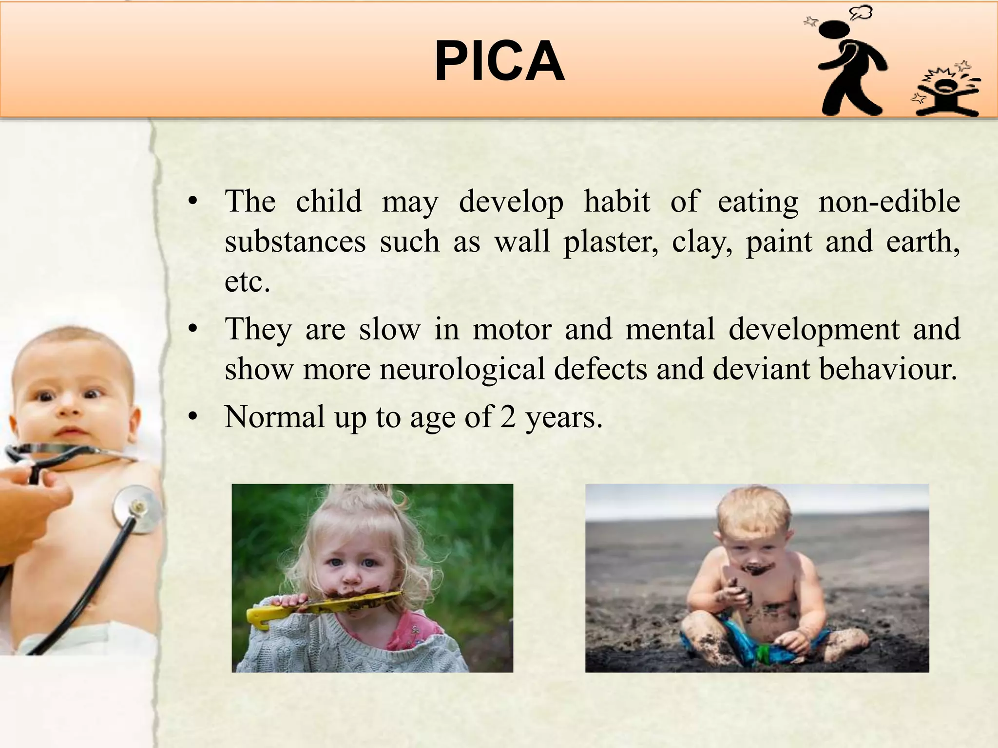 CHILDHOOD BEHAVIORAL DISORDERS AND ITS MANAGEMENT: AGE AND NATURE ...