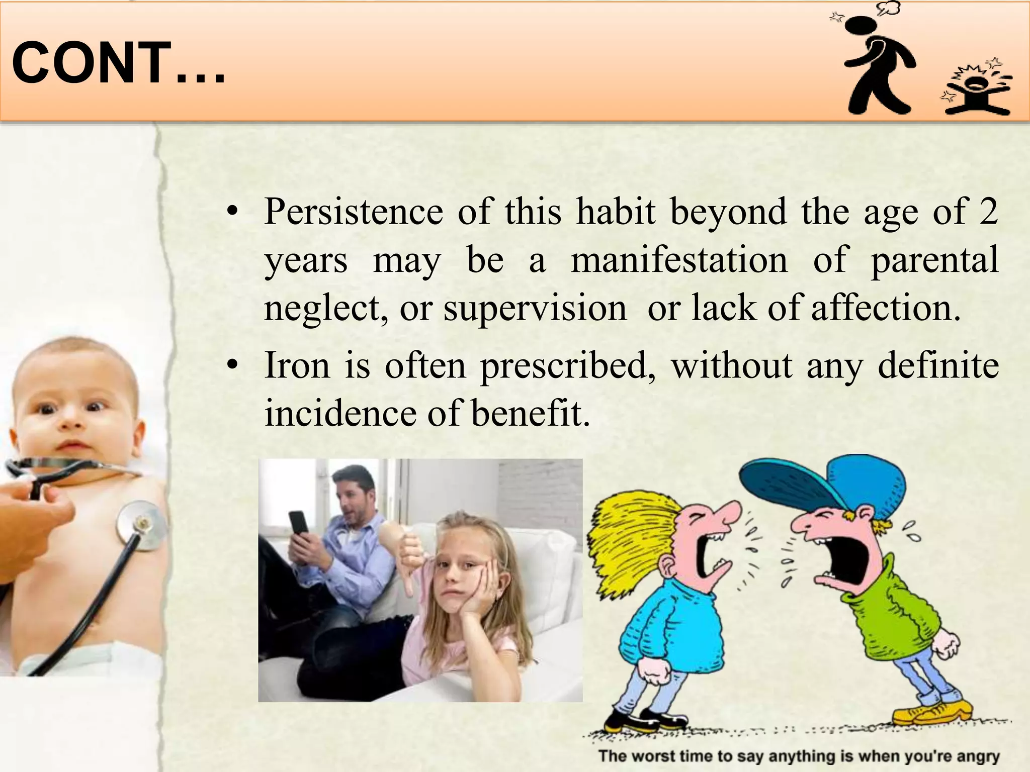 CHILDHOOD BEHAVIORAL DISORDERS AND ITS MANAGEMENT: AGE AND NATURE ...
