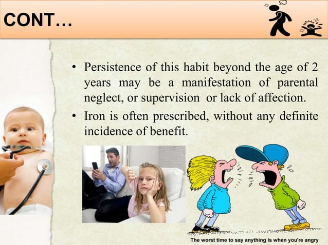 CHILDHOOD BEHAVIORAL DISORDERS AND ITS MANAGEMENT: AGE AND NATURE ...