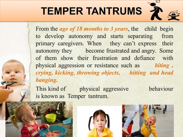 CHILDHOOD BEHAVIORAL DISORDERS AND ITS MANAGEMENT: AGE AND NATURE ...