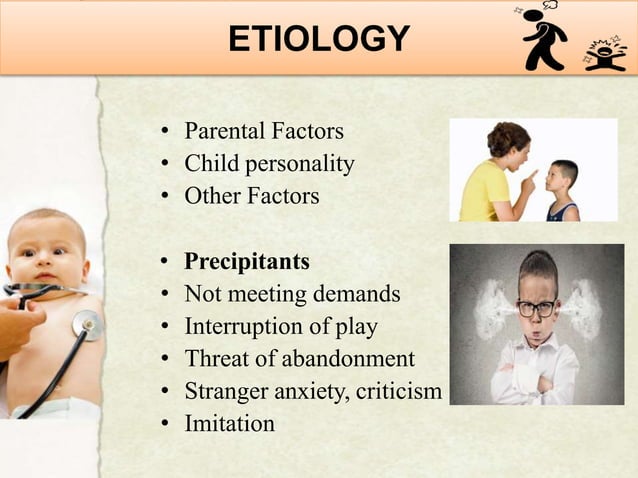 CHILDHOOD BEHAVIORAL DISORDERS AND ITS MANAGEMENT: AGE AND NATURE: INFANCY , TODDLERS ...