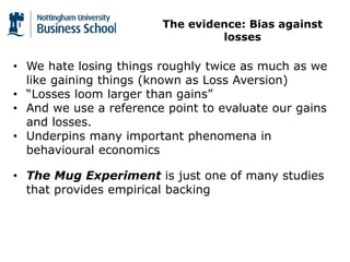 Behavioural economics in Financial Services: Perspectives and Prospects ...