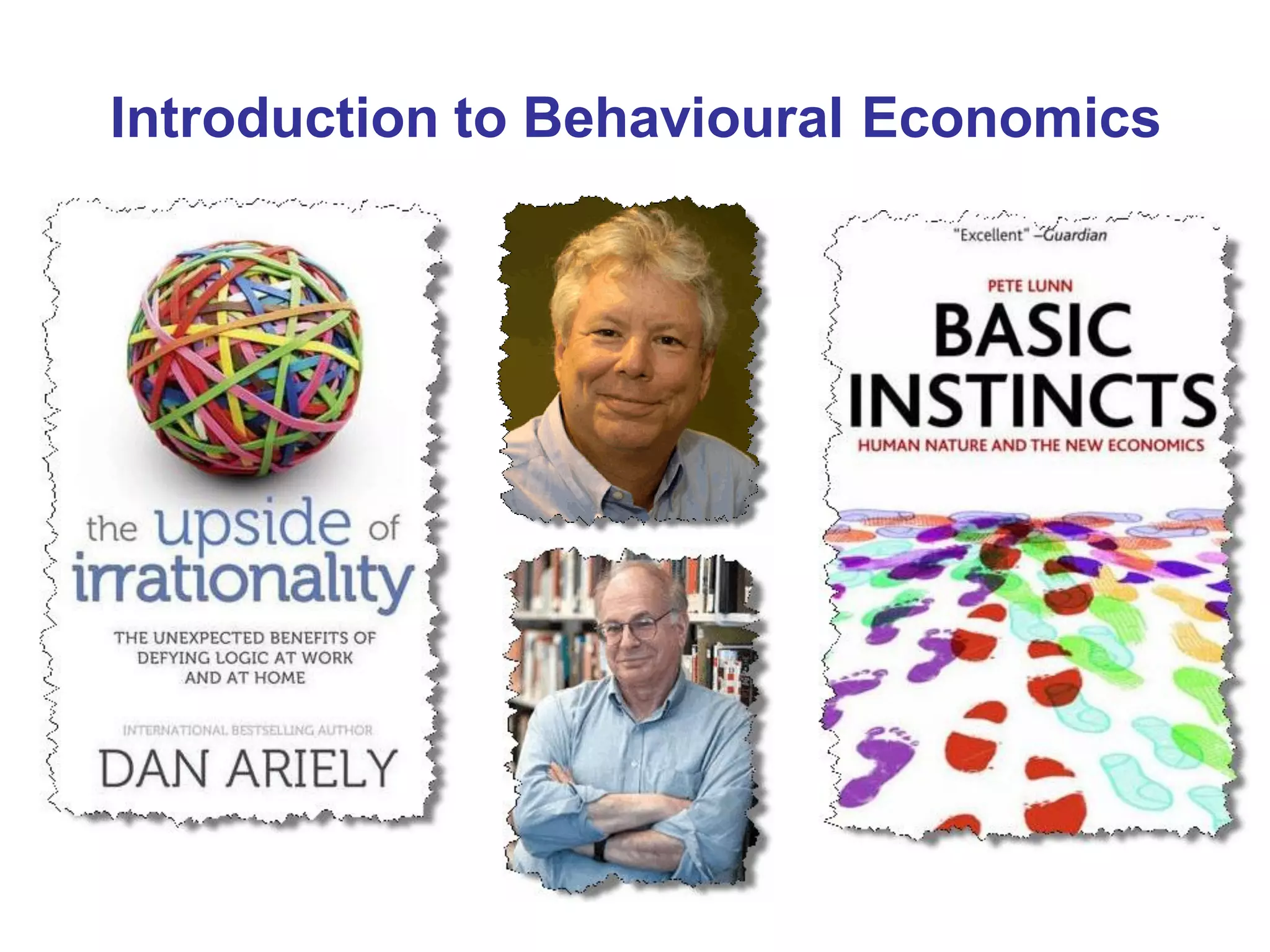Behavioural economics introduction | PDF
