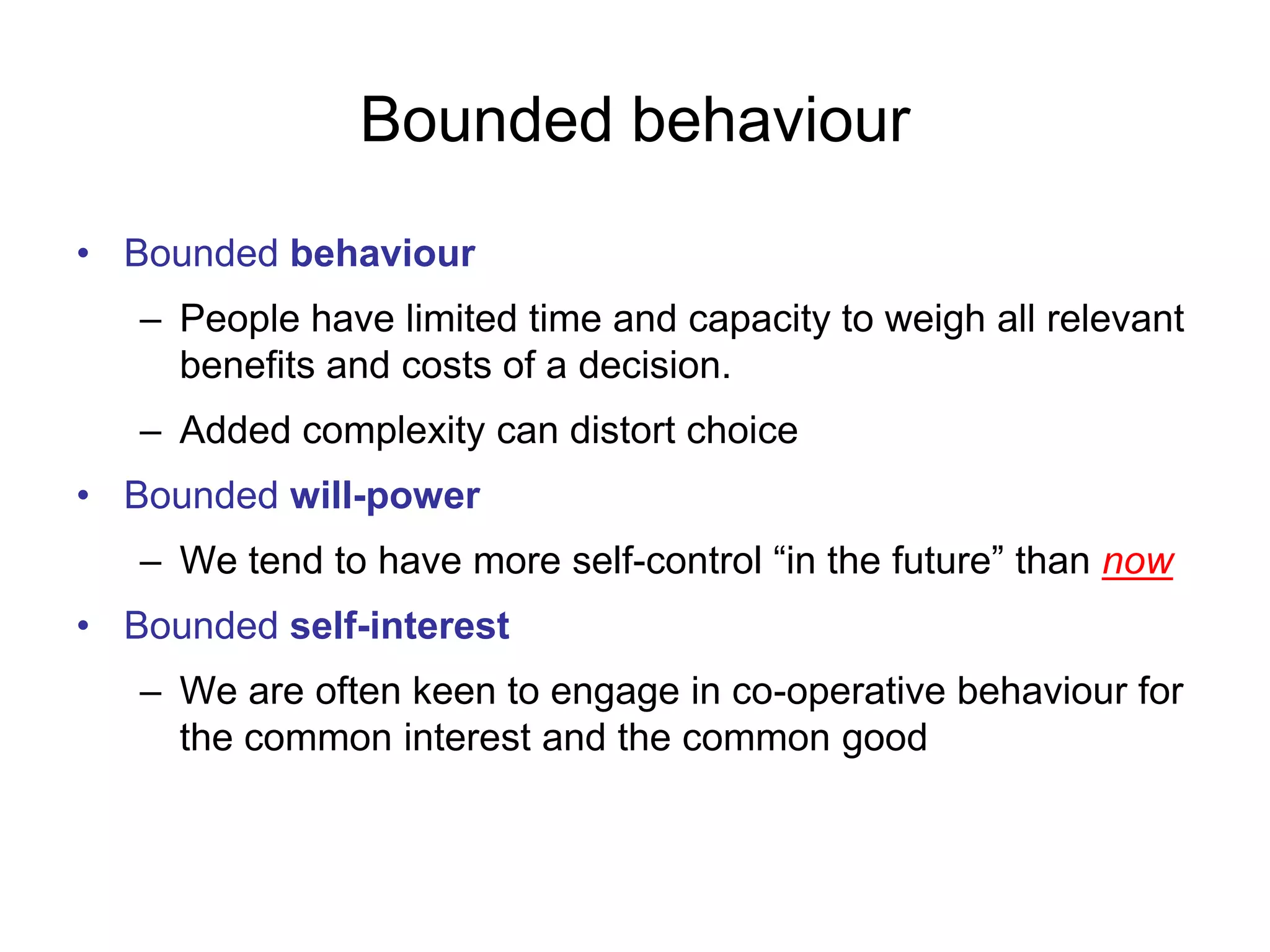 Behavioural Economics | PPTX