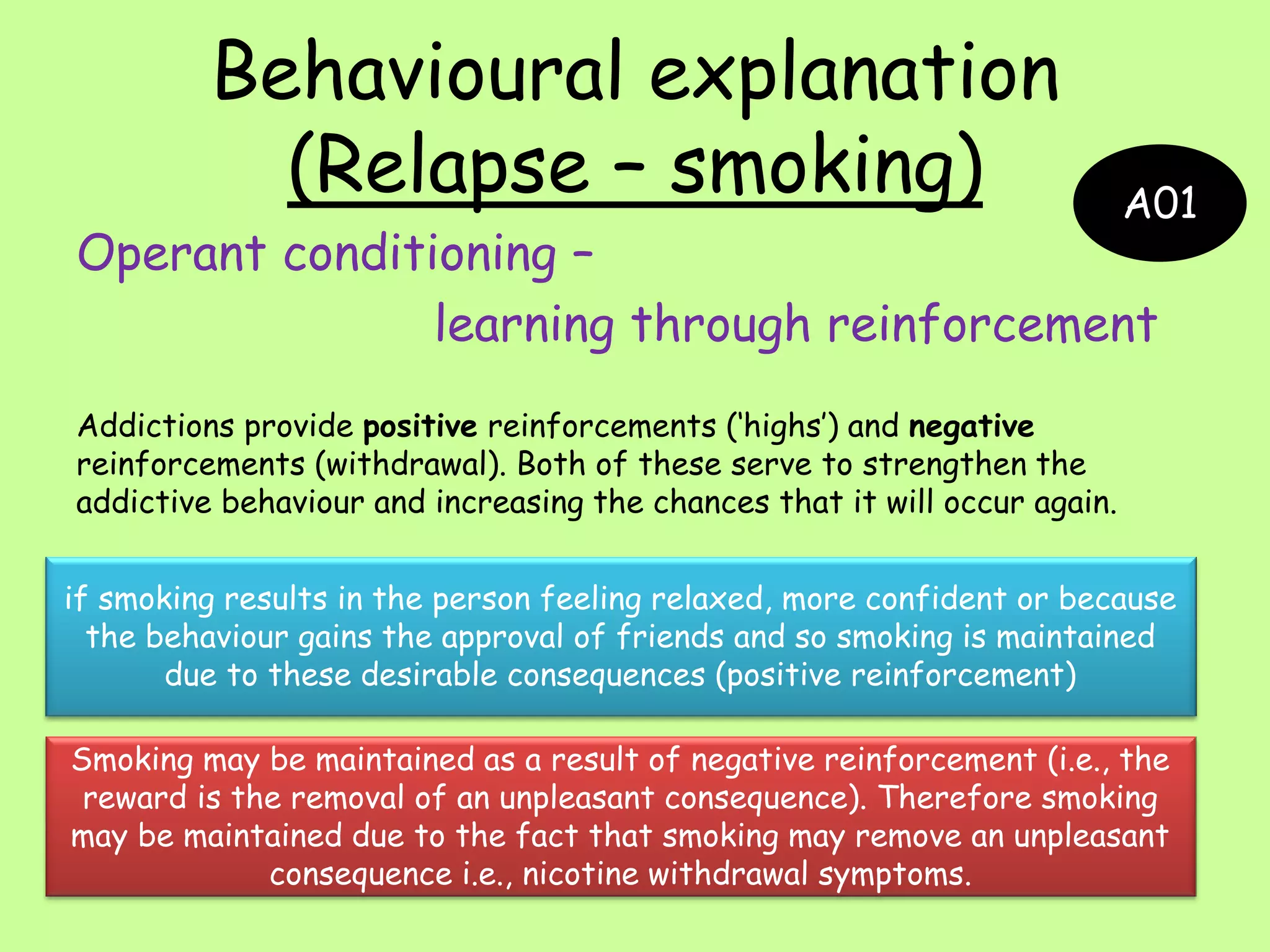 Behavioural explanations of addiction 2013 | PDF